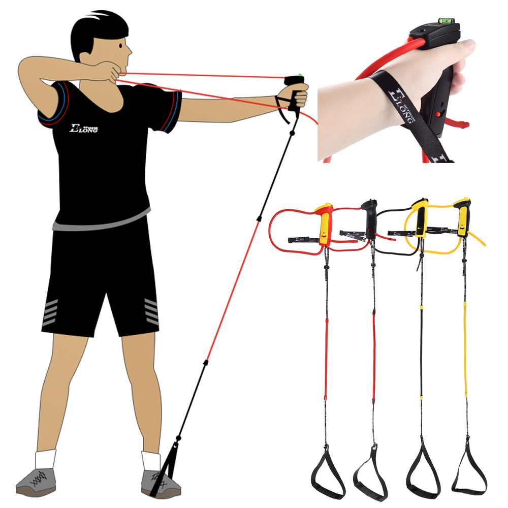 Archery Trainer Exercise Bow Riser Strength Practice Puller Adjustable ...